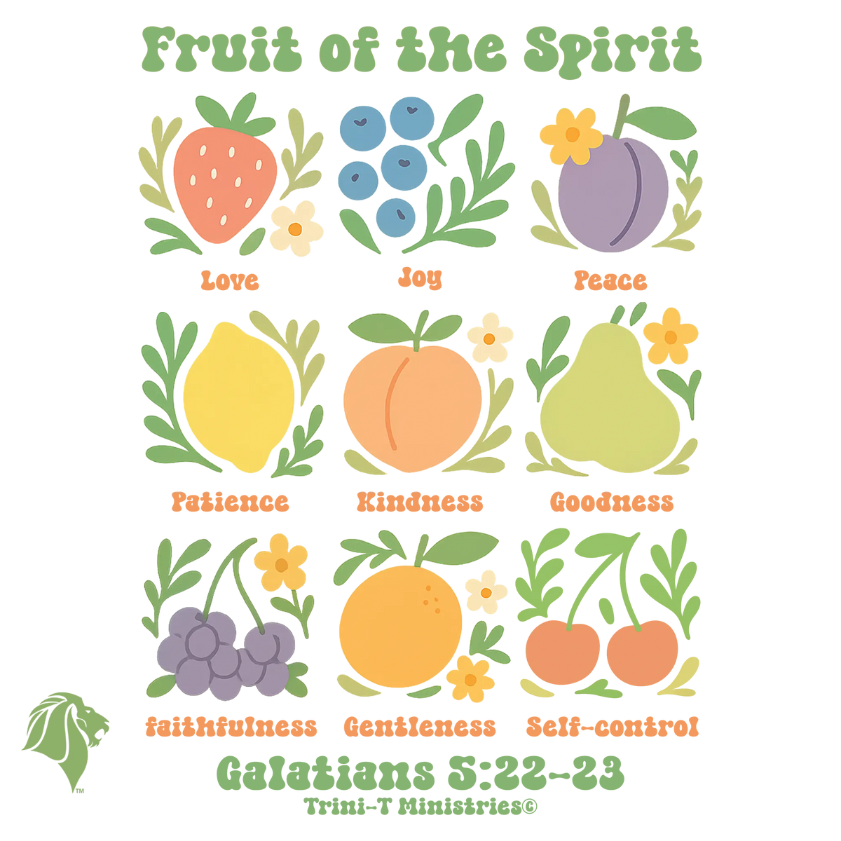 Fruit of the Spirit Devotional | Trini-T Christian Apparel & Blog ...