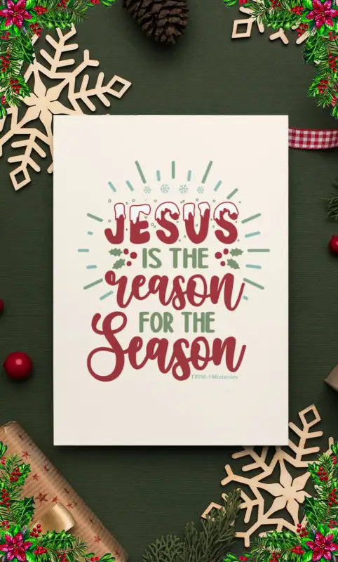 Reason for the Season - Greeting Cards (1, 10, 30, and 50pcs) – Trini-T ...