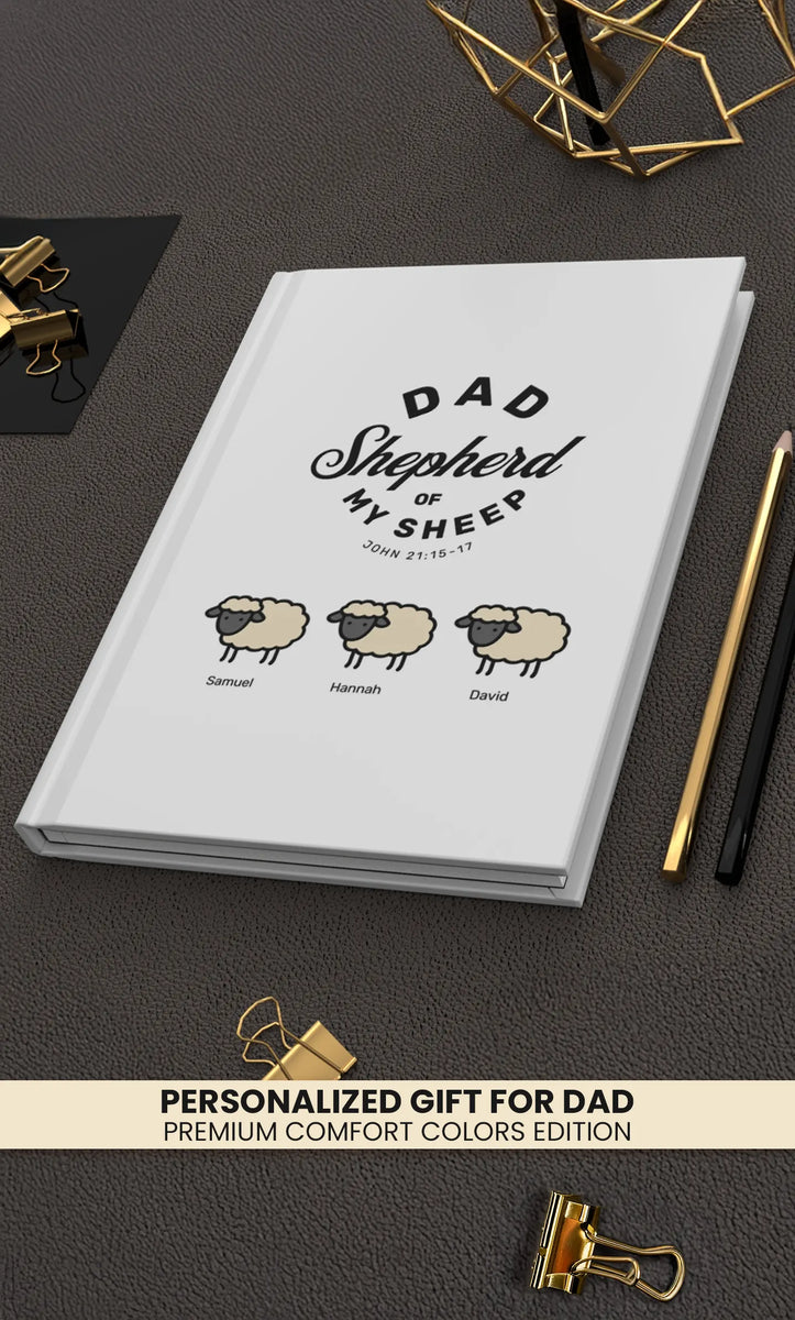 Dad – Shepherd of My Sheep Journal | Personalized Christian Gift ...