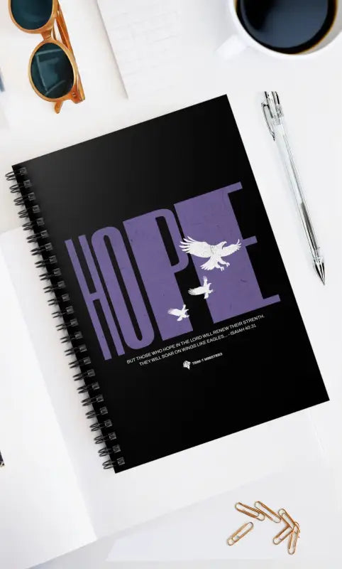 Hope Prayer Journal – Christian Journal with Isaiah 40:31 Bible Verse & Inspiring Eagle Design ...